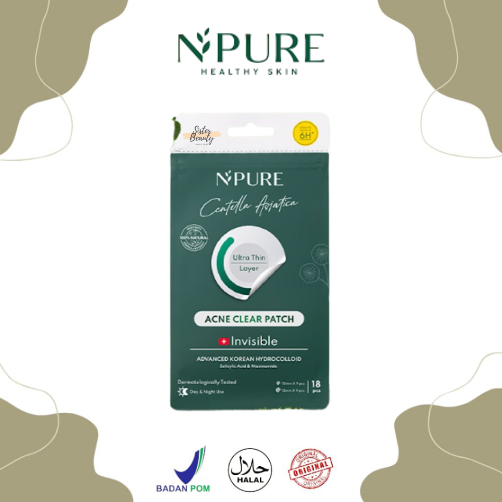 Jual SisterBeauty - Npure Acne Clear Patch isi 18Pcs | Shopee Indonesia