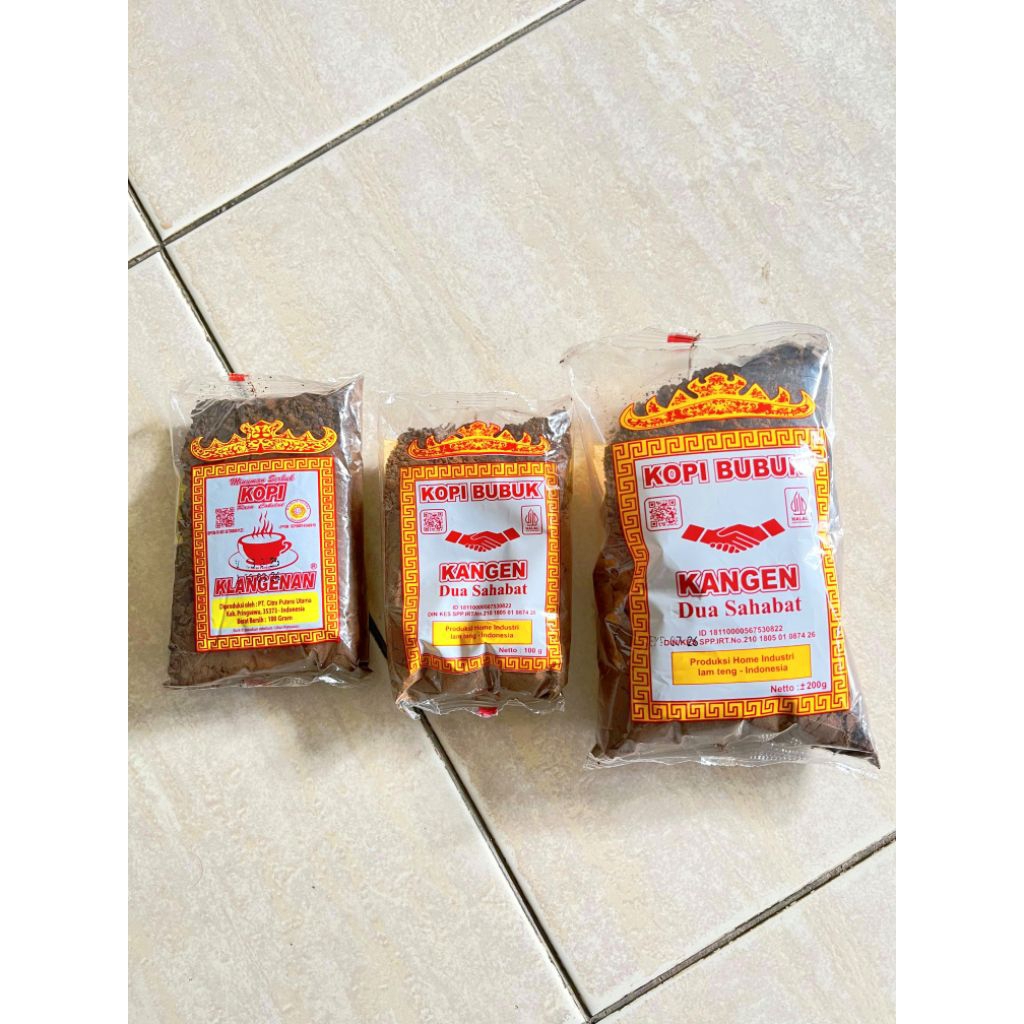 Jual Paket Lengkap ( Kopi Klangenan 100 gr , Kangen 200 gr , Kangen 100 ...