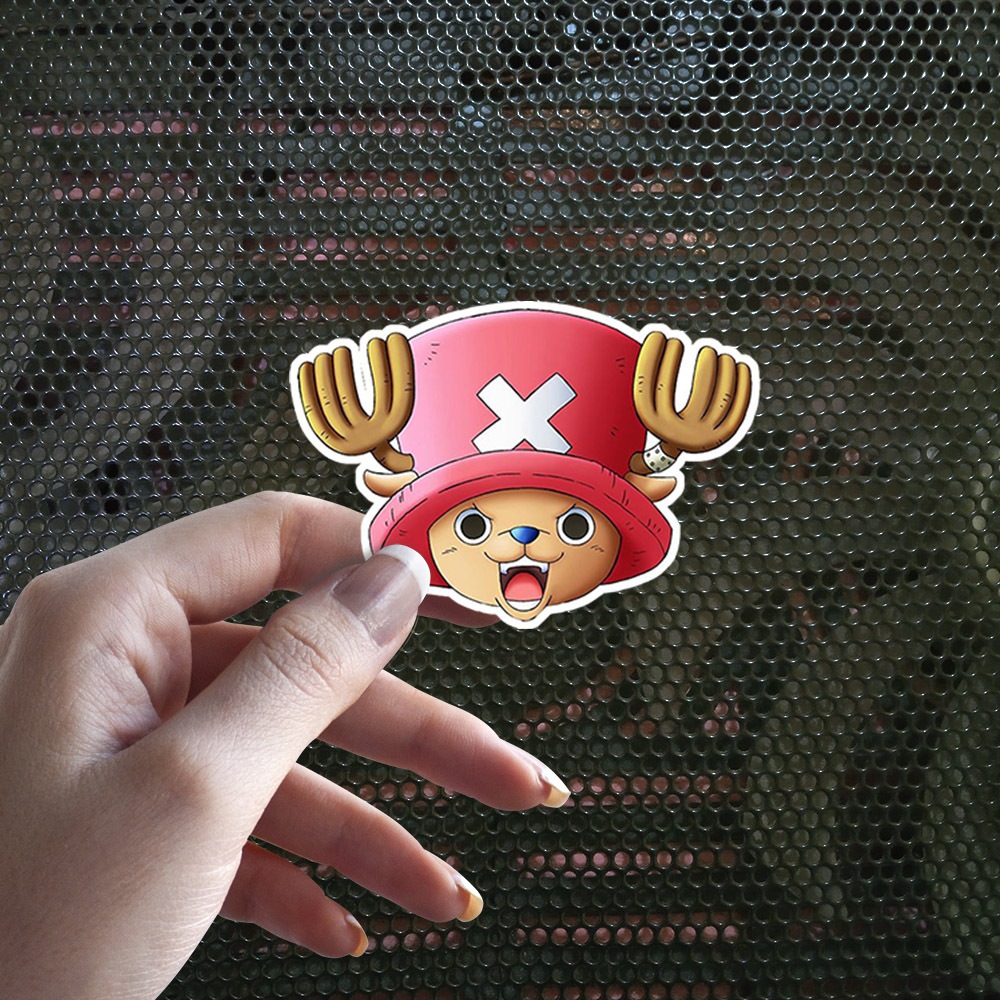 Jual Sticker Decal Vinyl Tahan Air Kepala Tony Tony Chopper One Piece ...