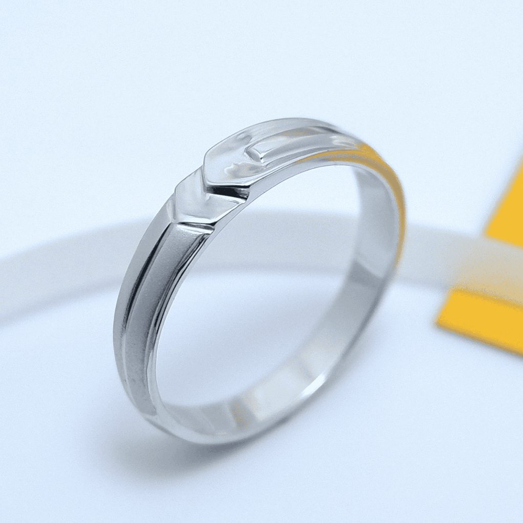 Jual Cincin Pria Palladium Original Perak 950 Platinum Emas Putih ...