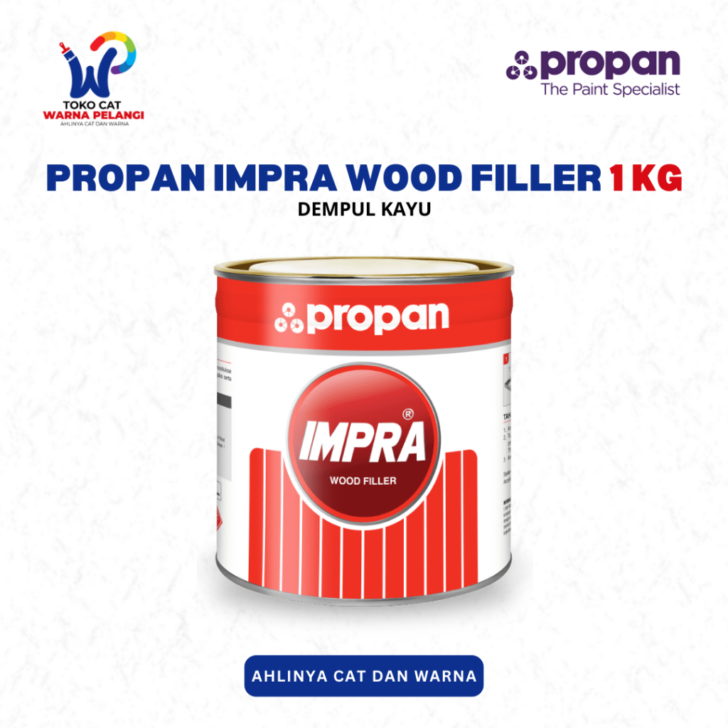 Jual Dempul Kayu PROPAN IMPRA WOOD FILLER 1 KG | Shopee Indonesia