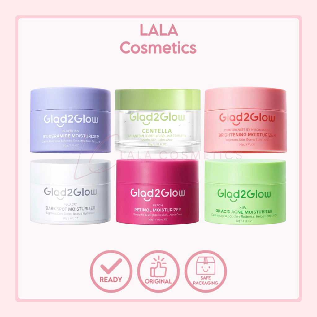 Jual GLAD2GLOW G2G Moisturizer - Centella Allantoin | Blueberry 5% ...