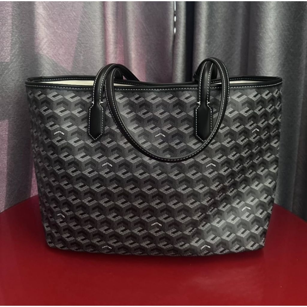 Jual (PL) Christy Ng Russo Monogram Tote in Black | Shopee Indonesia