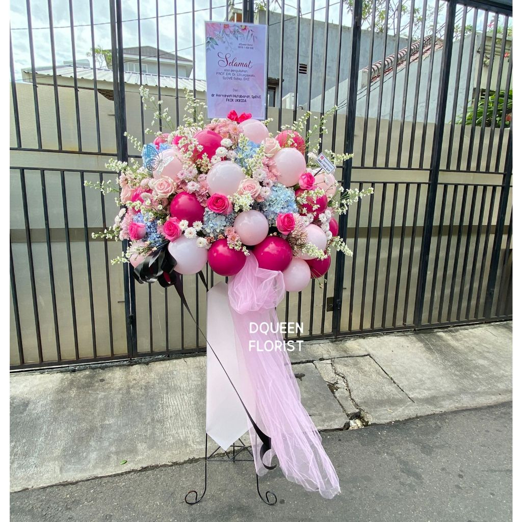 Jual Standing flowers bunga hidup congratulations congrats selamat dan ...