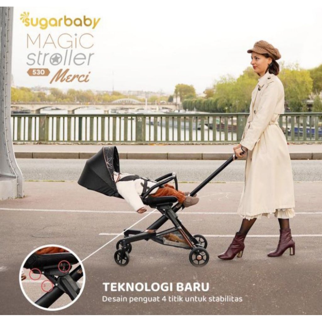 Jual Sugarbaby Magic Stroller Merci 530 | Shopee Indonesia