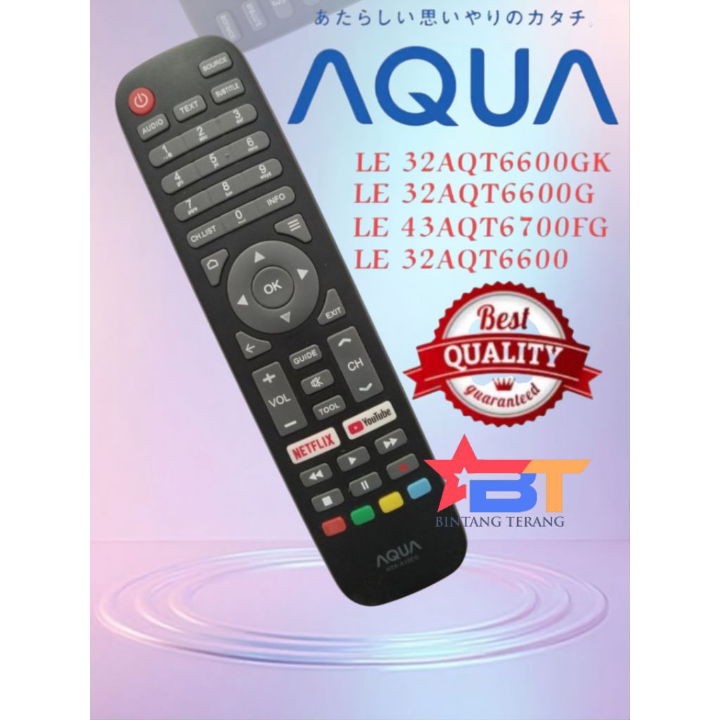 Jual REMOT REMOTE TV LED AQUA HAIER SANYO SMART ANDROID TV ORIGINAL ...