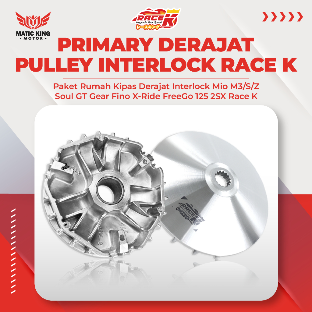 Jual Race K Rumah Roller Pulley Bubut Custom 13,8 13,5 14 Mio M3 S Z ...