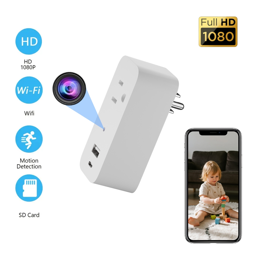 Jual Kamera Tersembunyi FHD 1080P, Monitor Rumah Pintar, Kamera Mata ...