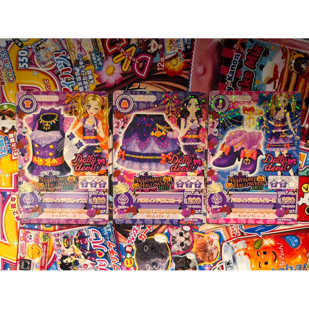 Jual Kartu Aikatsu Official Halloween Devil Coord Dolly Devil Card Nono ...
