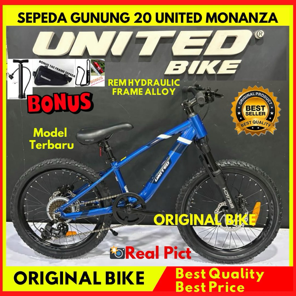Jual Sepeda Gunung 20 MTB Monanza Cross Free Gift New | Shopee Indonesia