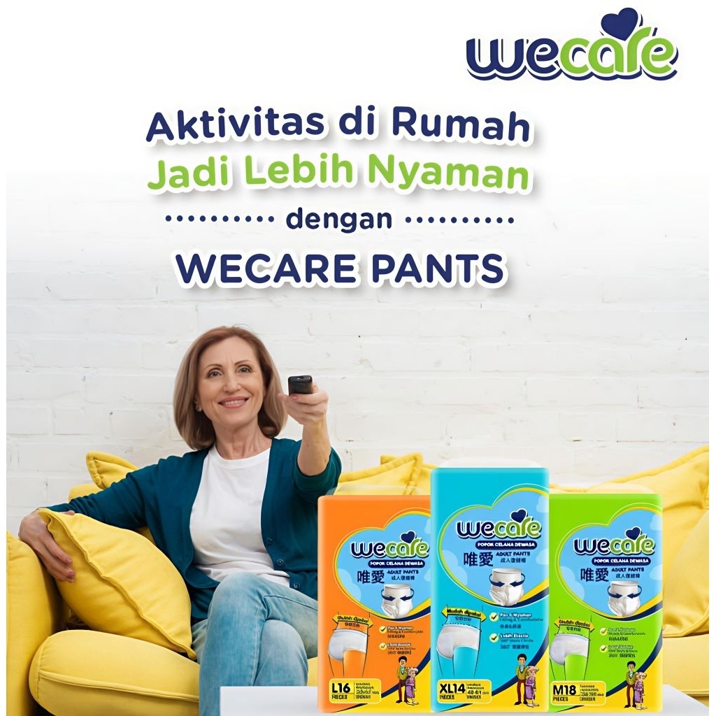 Jual DISKON 40% WECARE ADULT PANTS M18, L16, XL14 POPOK CELANA LANSIA DEWASA ORANG TUA KAKEK ...