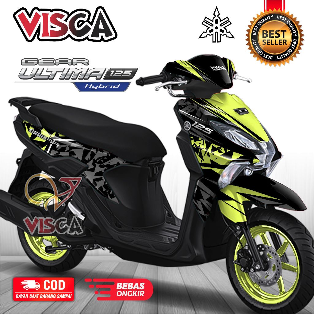 Jual Decal Mio Gear 125 Ultima Hybride Full Body Stiker Motor Gear 125 ...