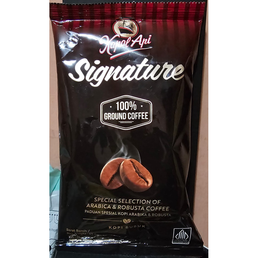 Jual Kapal Api Signature 65gr - Paduan Kopi Bubuk Arabica&Robusta ...