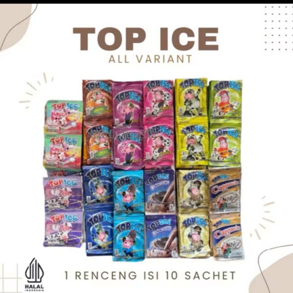 Jual Top Ice All Variant 1Renceng -10pcs | Shopee Indonesia
