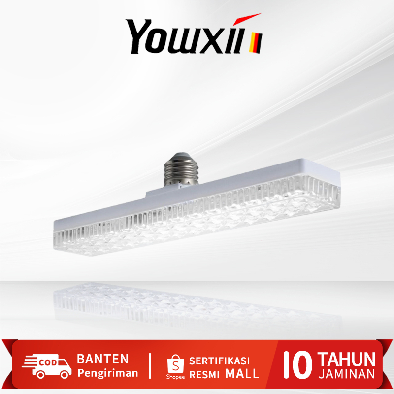 Jual YOWXII Lampu Slim Kotak E27 Tube Light Linear spiral mouth bulb ...