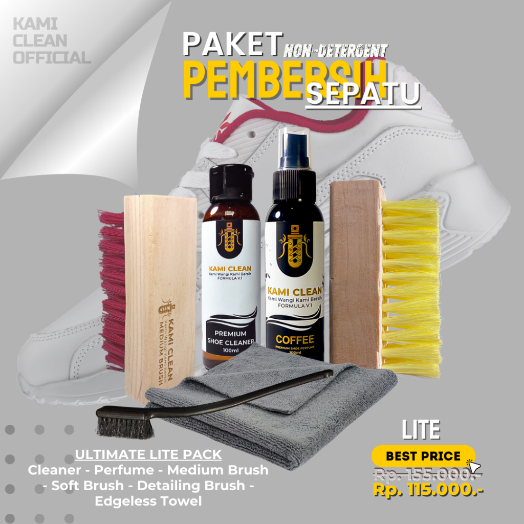 Jual Shoes Cleaning Kit - Paket Pembersih Sepatu & Sandal - Sikat Suede ...