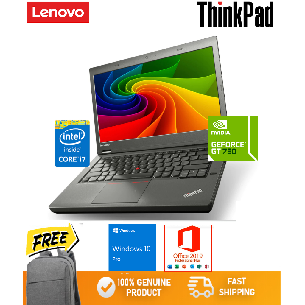 Jual Laptop Lenovo Thinkpad T440P CORE i7 GEN 4 RAM 16GB/256SSD FULLSET ...