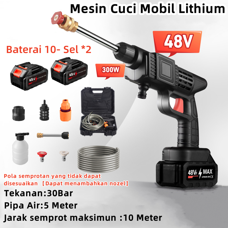 Jual Cuci Mobil Tanpa Kabel Alat / Alat steam cuci motor & mobil Jet ...