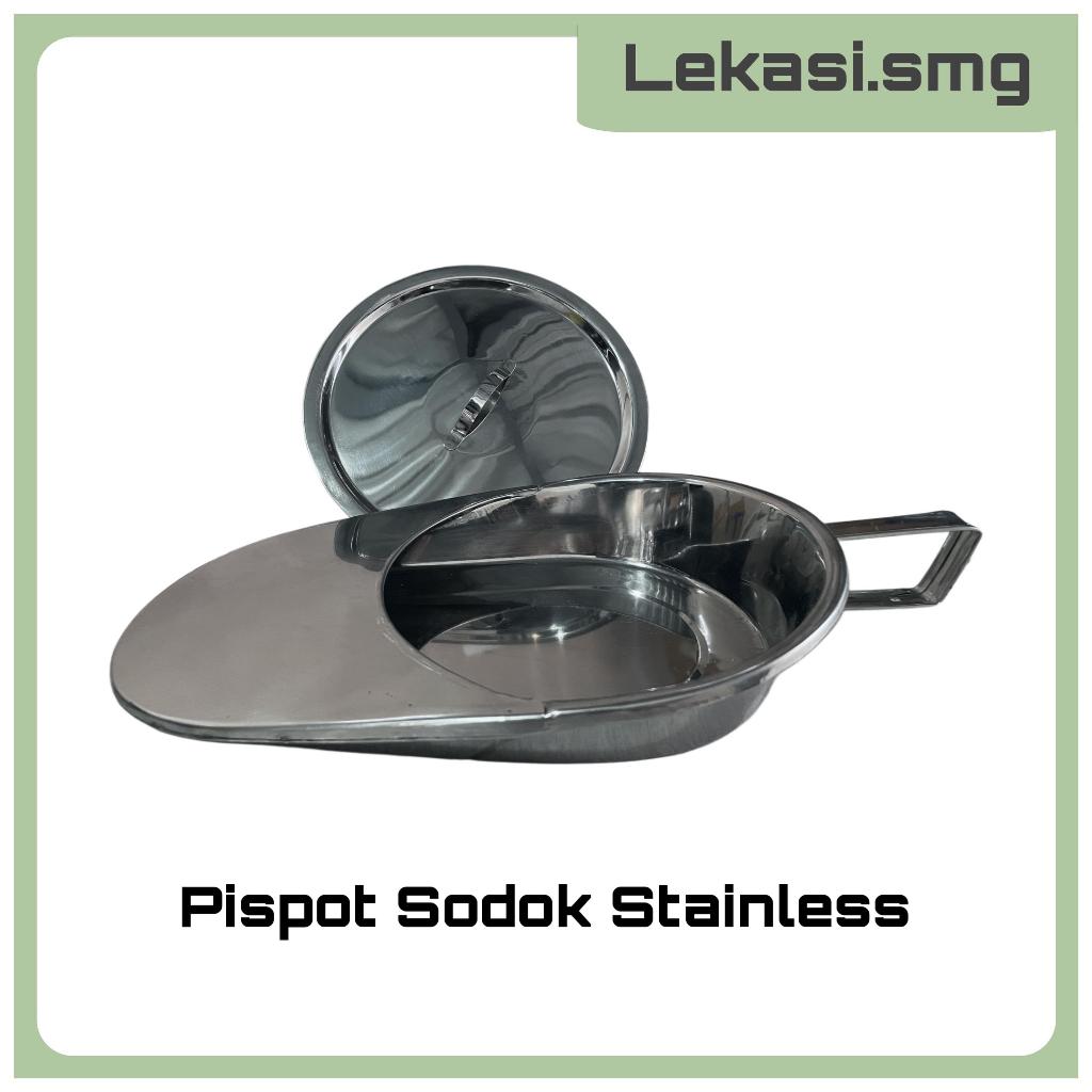 Jual Pispot Sodok Stainless BAB | Pispot Stainless (Stick Pan) | Shopee ...