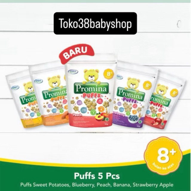 Jual PROMINA PUFF 15GR | Snack anak bayi | Cemilan anak bayi sehat ...