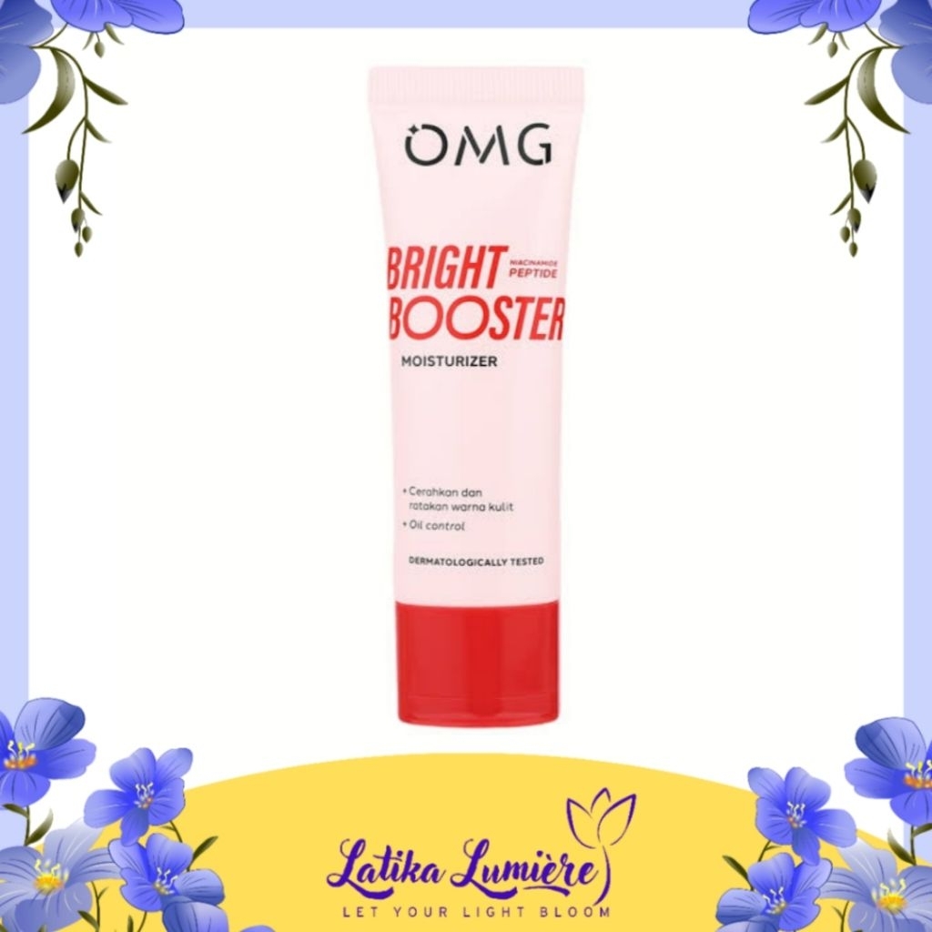 Jual OMG Bright Booster Moisturizer Niacinamide Peptide 25gr | Shopee ...