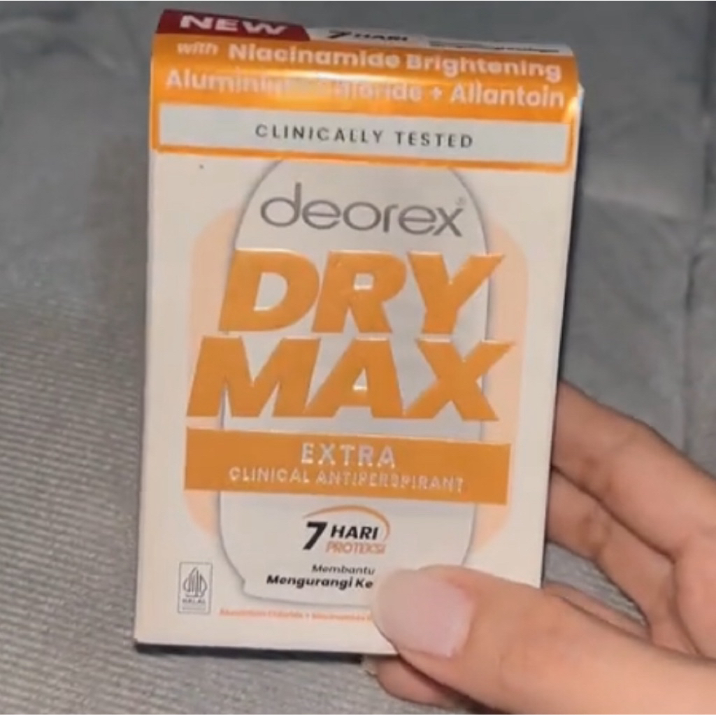 Jual Deorex DryMax Extra/Clinical AntiPerspirant Deodorant Roll on 30ml/Solusi Keringat Berlebih ...