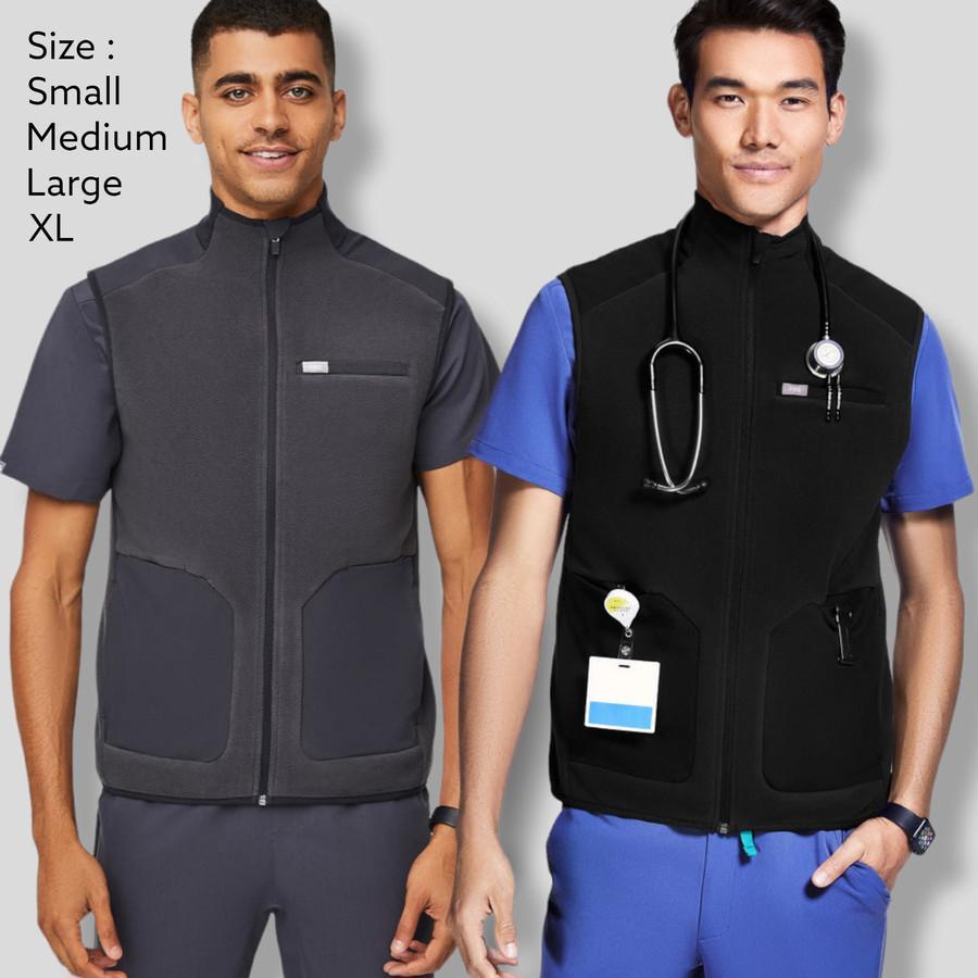 Jual FIGS On Shift Fleece Vest – Rompi Fleece Pria, Rompi Hangat Banyak ...