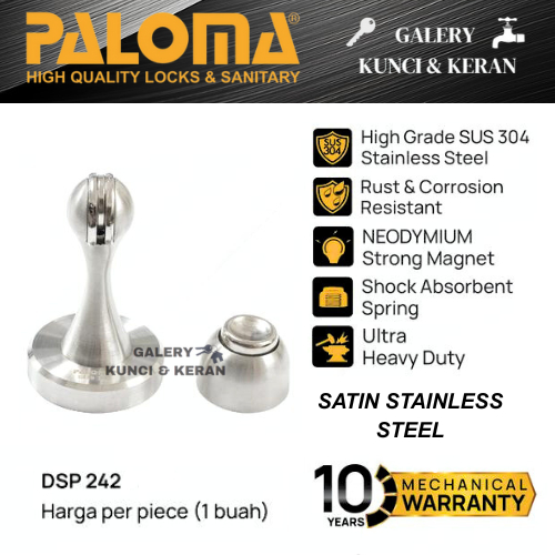 Jual PALOMA DSP 242 Door Stopper Magnet Penahan Pintu Magnetic Door ...