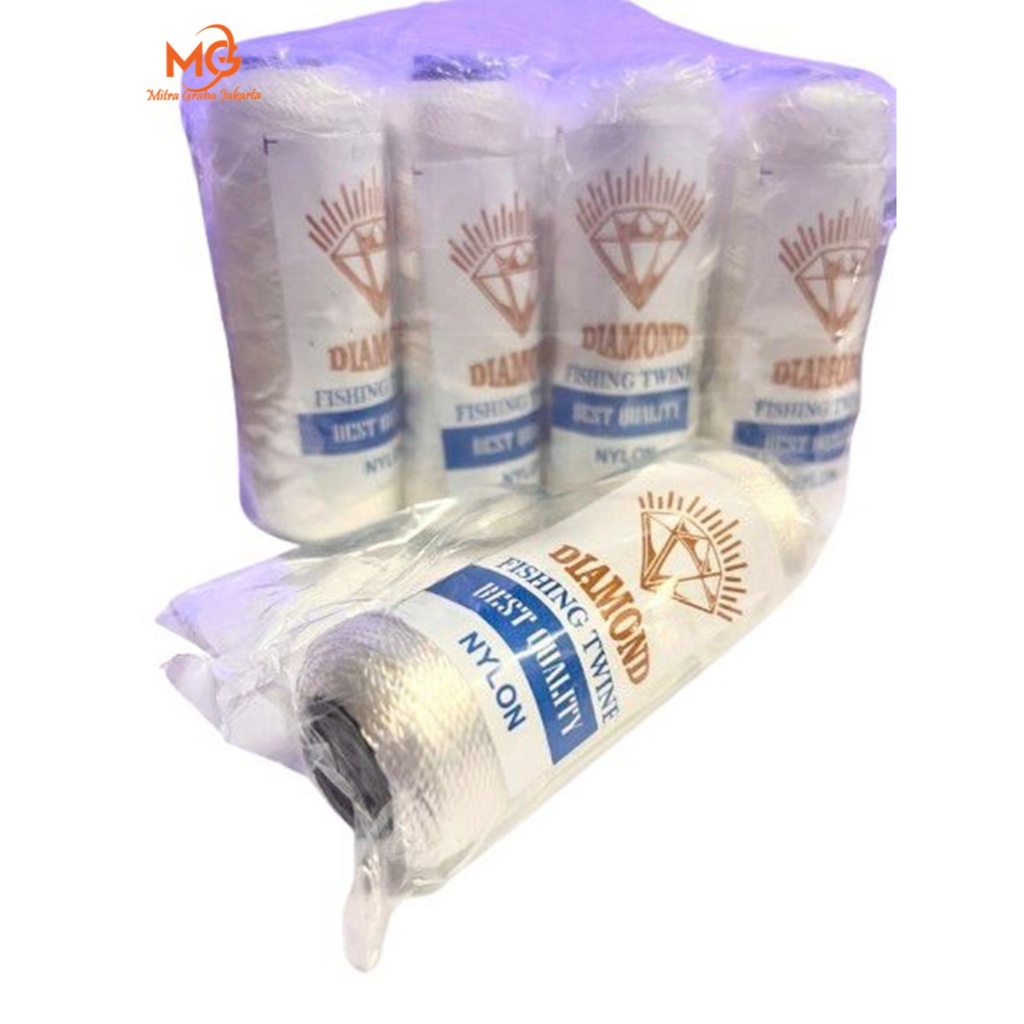 Jual Benang Tukang Bangunan Nilon Nylon Tali Sol Senar Putih Besar ...