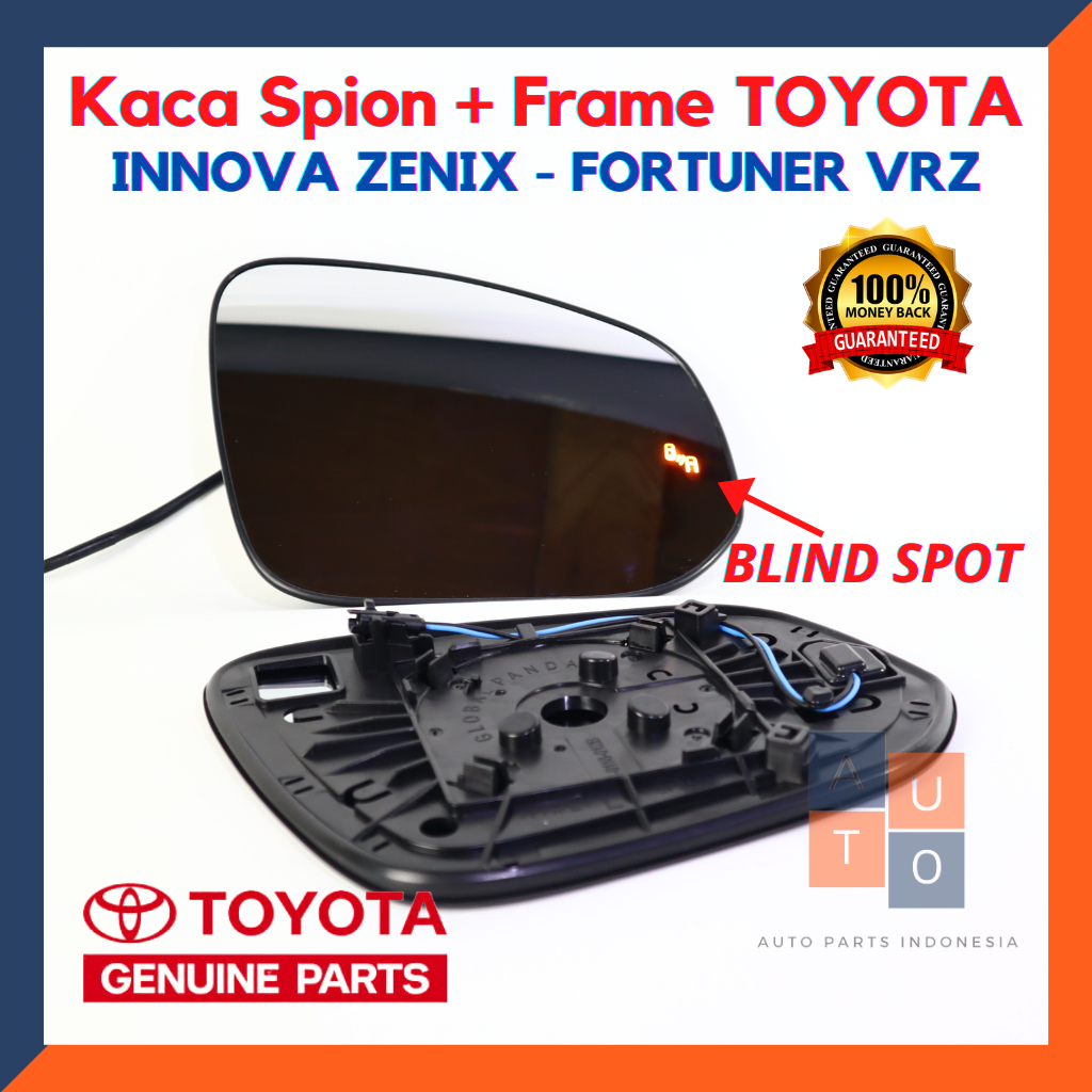 Jual Kaca Spion Innova Zenix Type V Q Hybrid Fortuner VRZ Model Sensor ...