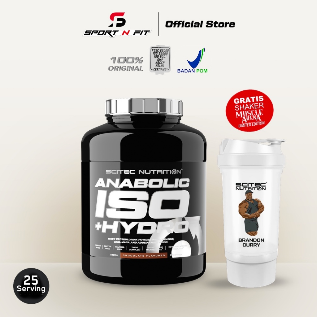Jual Scitec Nutrition - ANABOLIC ISO+HYDRO PROTEIN 2350 Gram optimum ...