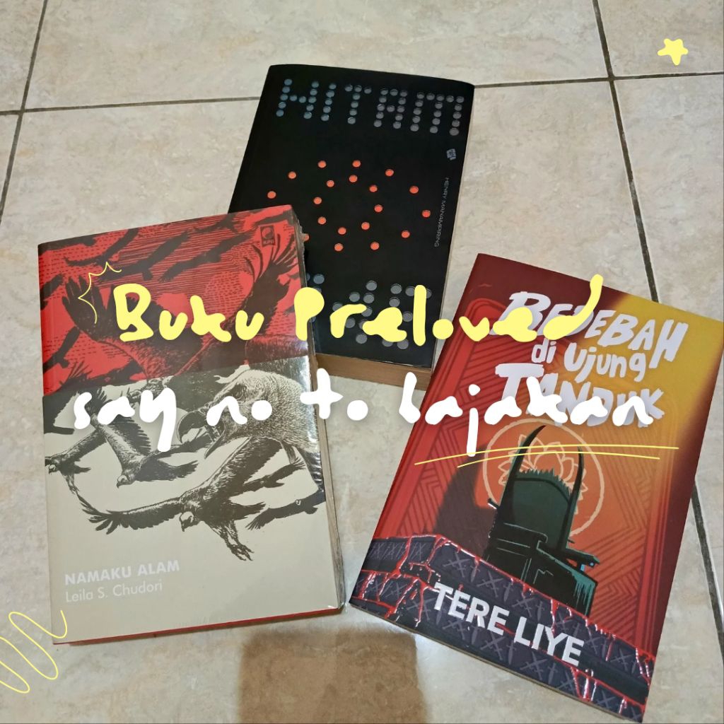 Jual Novel Preloved| Namaku Alam | Hitam 2045 | Bedebah di Ujung Tanduk ...