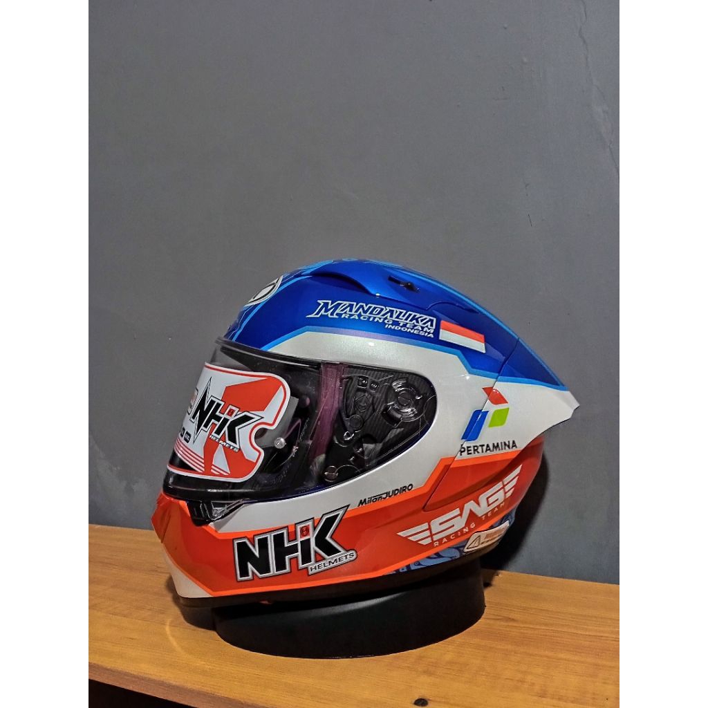 Jual helm nhk gpr tech street mandalika helm nhk fullface New | Shopee ...