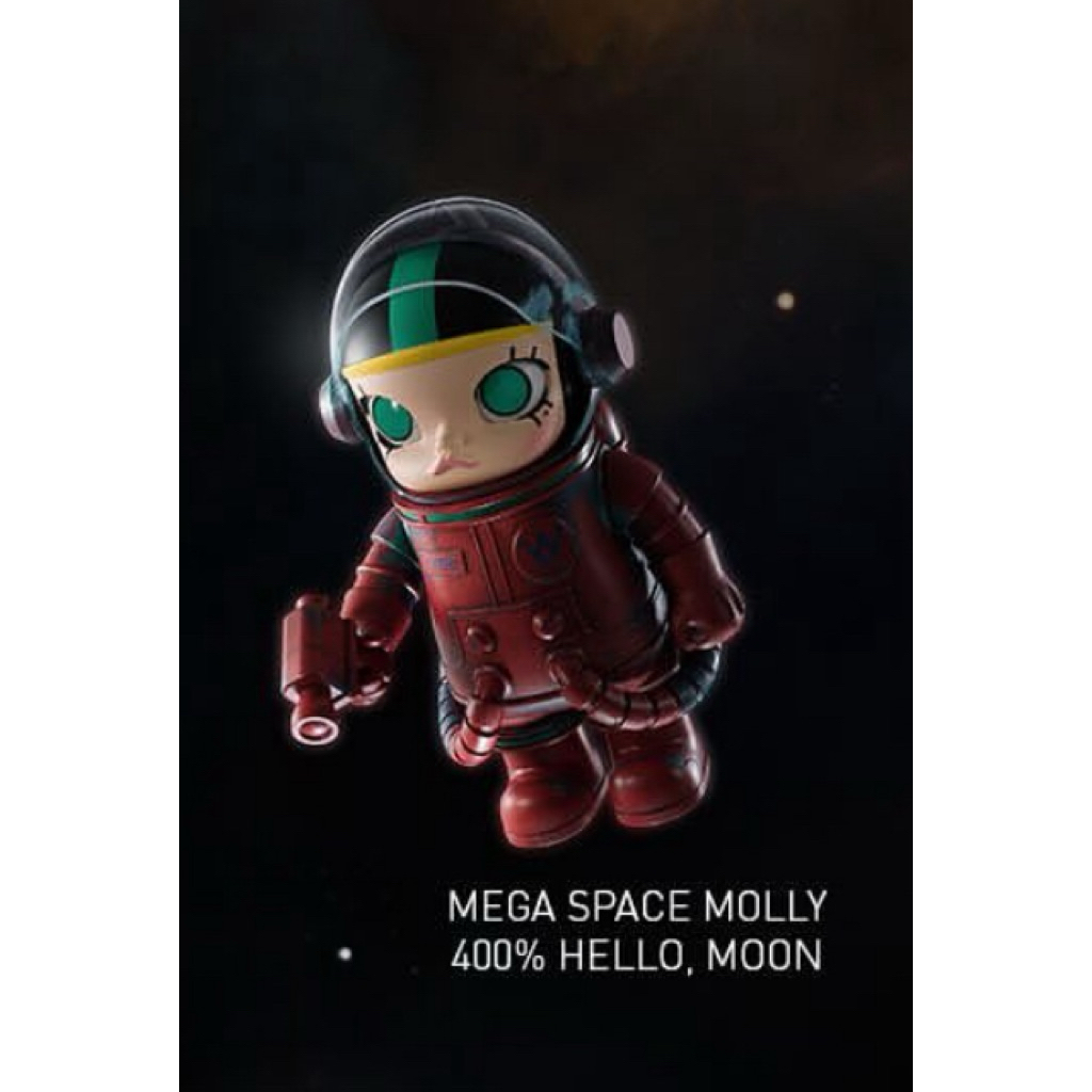 Jual POPMART SPACE MOLLY HELLO MOON 400% LIMITED EDITION | Shopee Indonesia