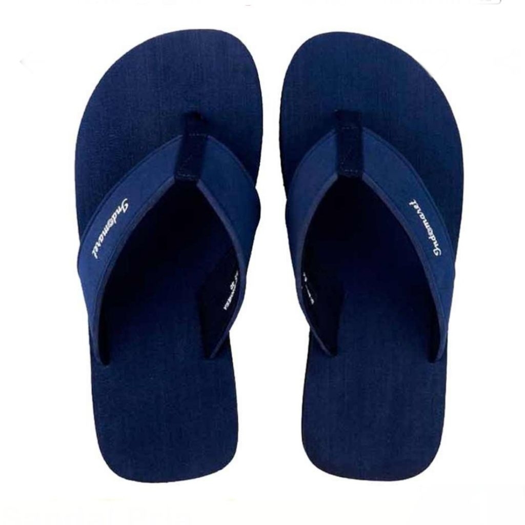 Jual Sendal Indomaret Kulit Biru Limited Edition uk 40-42 | Shopee ...