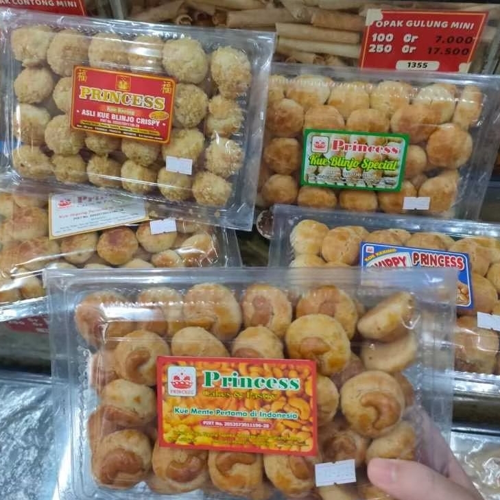 Jual [PACK] PRINCESS KUE KERING 500GR - Kue kering belinjo spesial ...