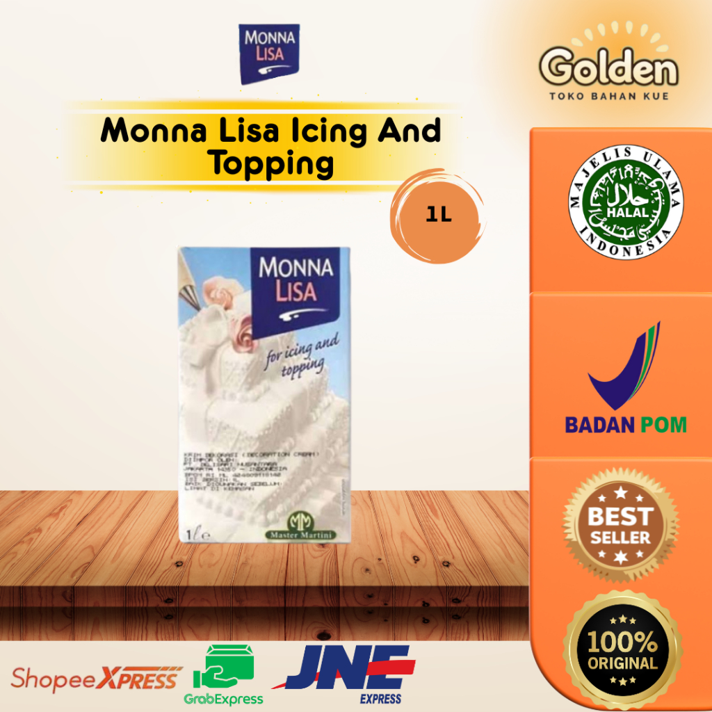 Jual Monna Lisa Icing And Topping 1 L | Shopee Indonesia