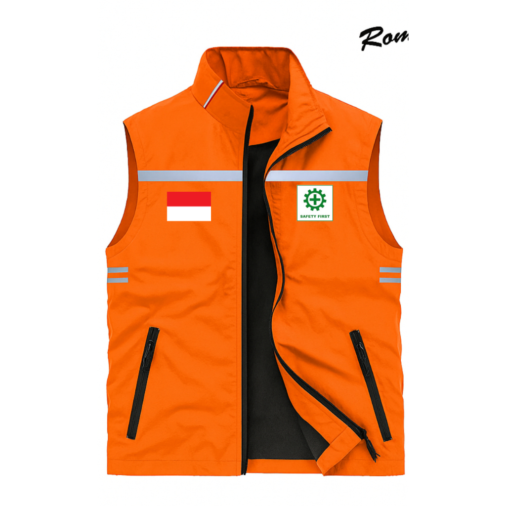 Jual Diskon !!! Rompi Safety Proyek Lapangan / Rompi Proyek Safety ...