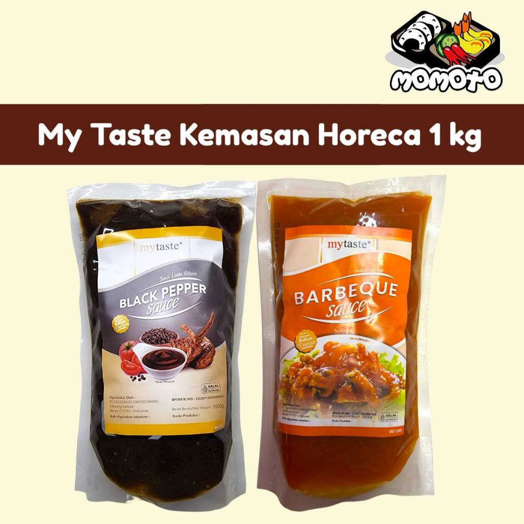 Jual My Taste Grosir 1 kg Saus Blackpepper Lada Hitam BBQ Barbeque ...