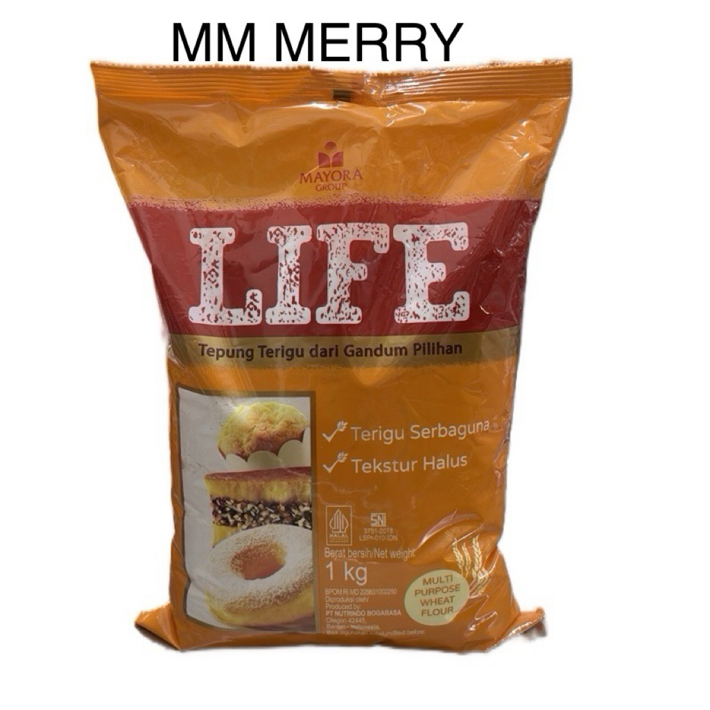 Jual TEPUNG TERIGU LIFE 1kg | Shopee Indonesia