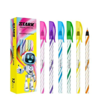 Jual Pena Pulpen Stark Ballpoint Murah Ulir (12pcs) | Shopee Indonesia