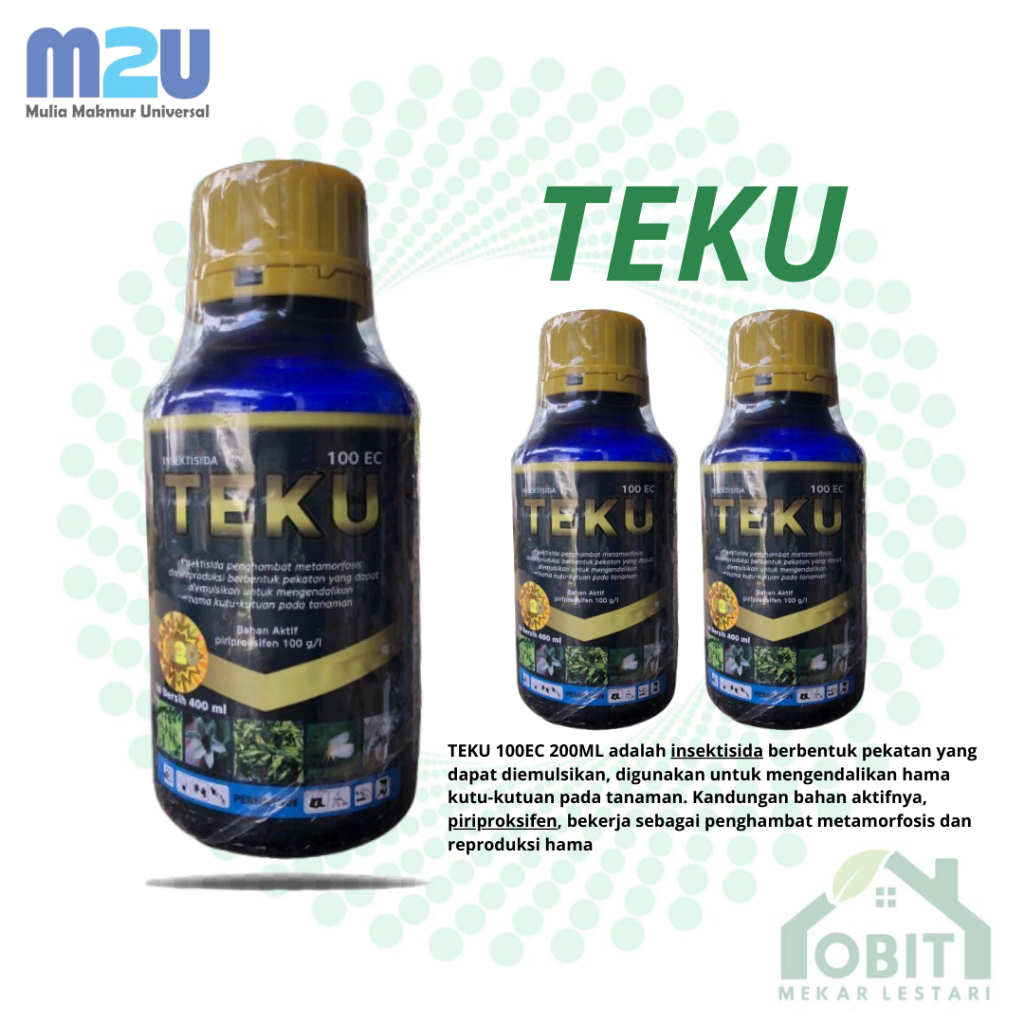 Jual Insektisida TEKU 100 EC 200 ML DAN 400ML ORIGINAL KEMASAN PABRIK ...