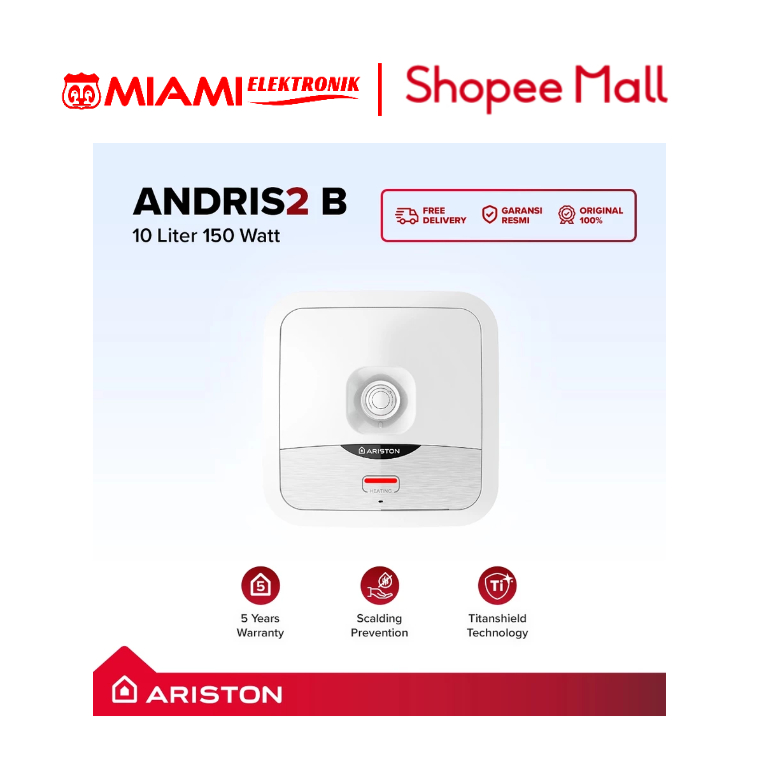 Jual ARISTON Electric Water Heater 10 Liter AN2 10B 150ID / Pemanas Air ...