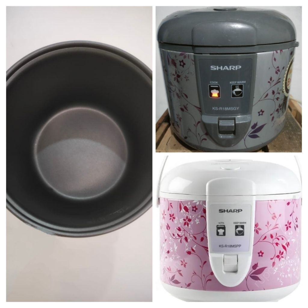 Jual Panci Teflon Innerpot Utk Magic Com Sharp KS-R18MSPP & KS-R18MSGY ...