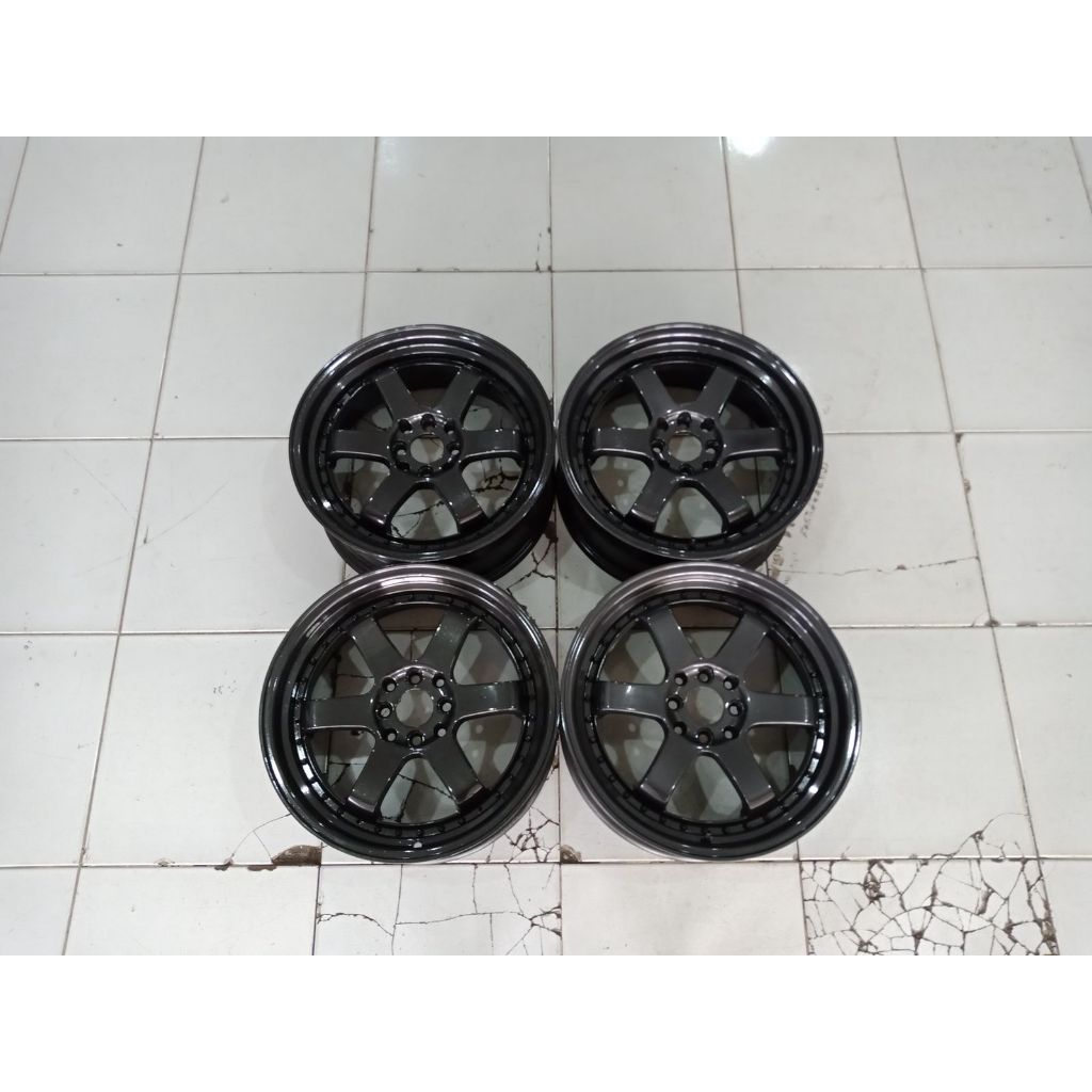 Jual Velg seken ring 17 model te37 lubang baut 4x100-114 cocok untuk ...