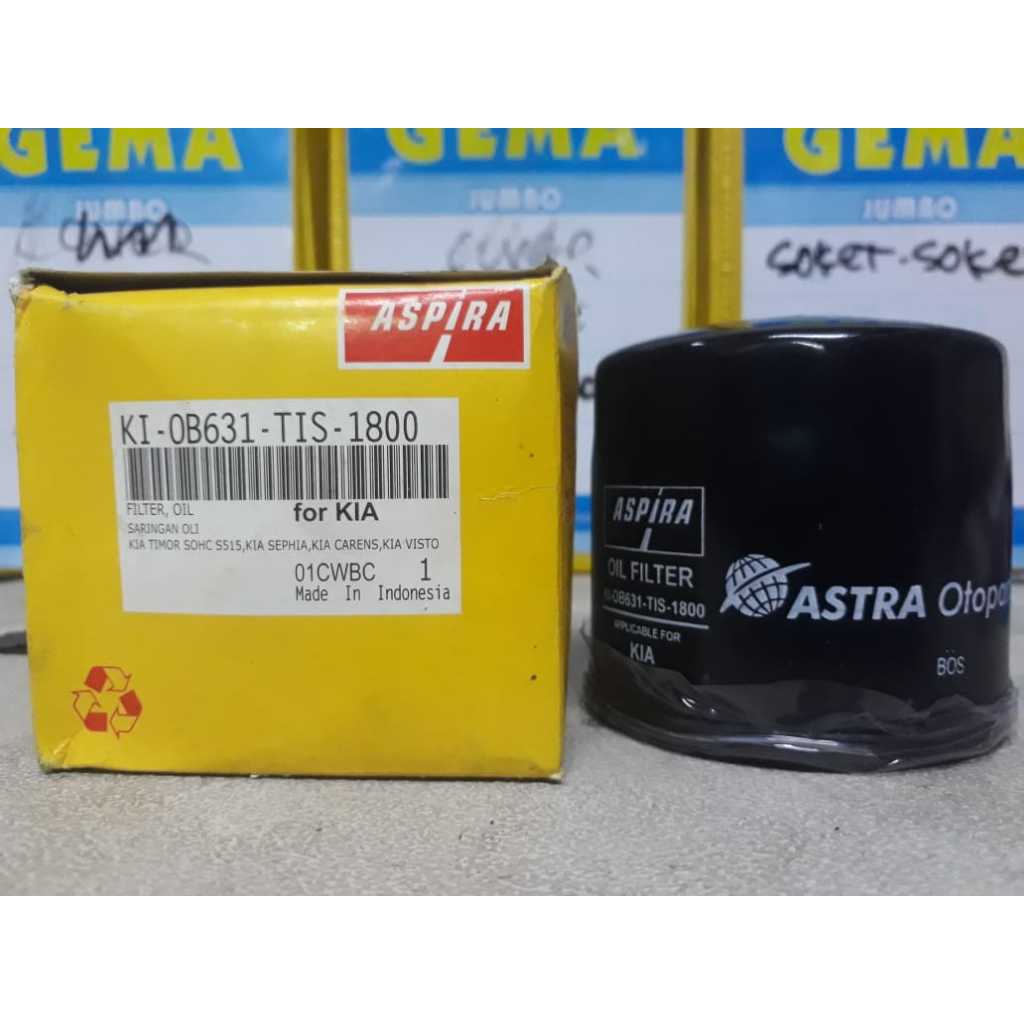 Jual FILTER OLI TIMOR S515, SEPHIA, CARENS, VISTO, RIO KI-OB631-TIS ...