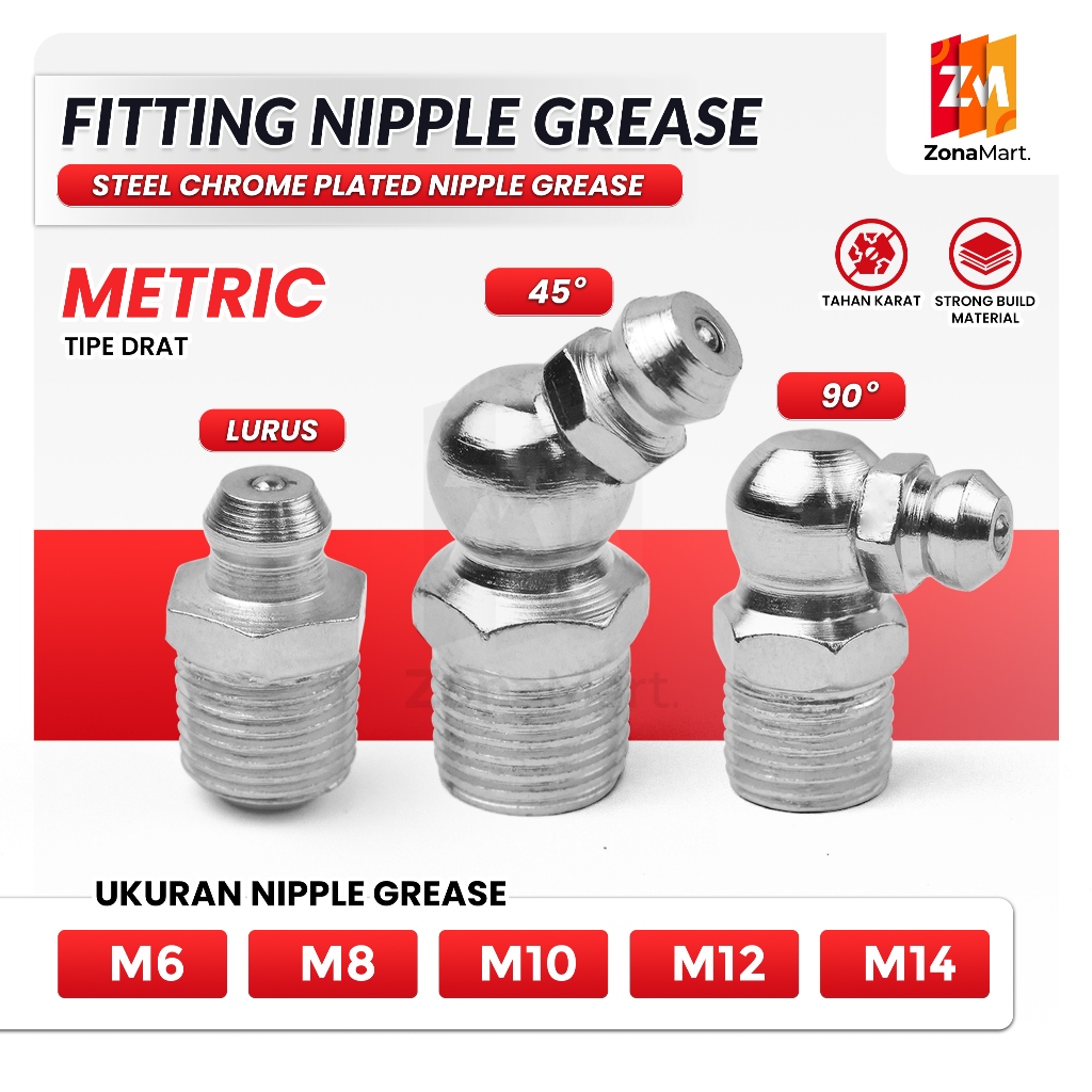Jual Grease Nipple Terlengkap & Harga Terbaru April 2026 | Shopee Indonesia