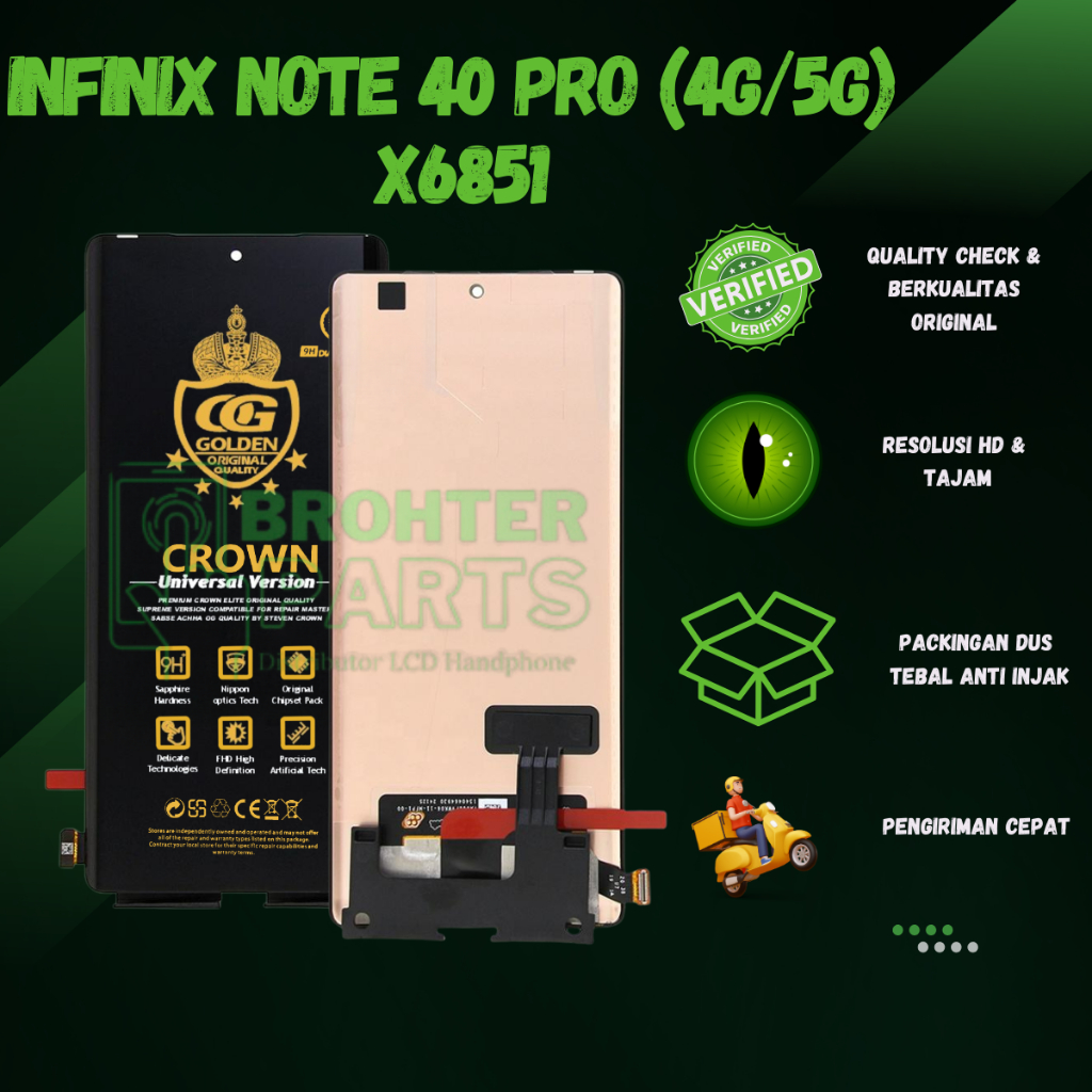 Jual LCD INFINIX NOTE 40 PRO 4G / NOTE 40S / NOTE 40 PRO 5G / NOTE 40 ...