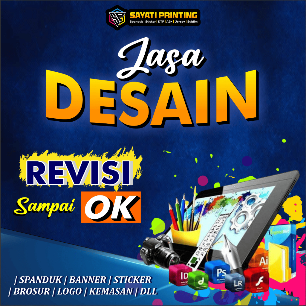 Jual Sayati Printing Jasa Desain Murah Desain Apa aja bisa custom ...