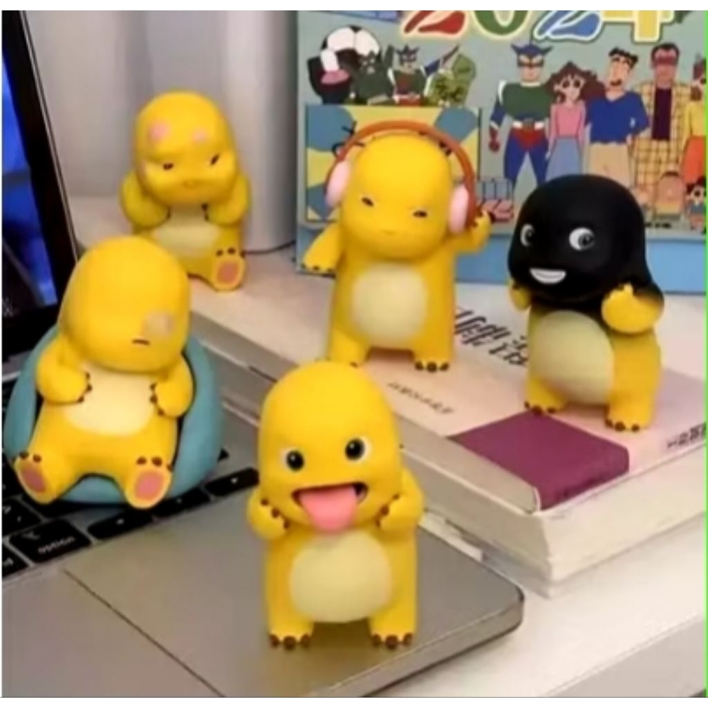 Jual Dekorasi Nailong Figure Dino Kuning, MiniFigure Nailong, Mainan ...